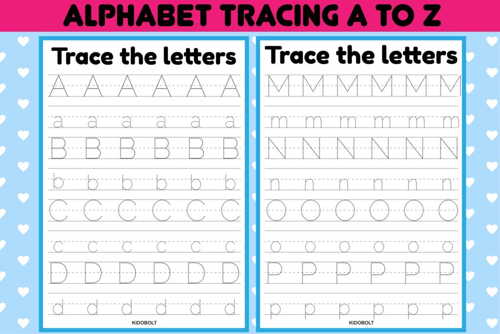 Letter Tracing Worksheets A-z - Letter Tracing Worksheets