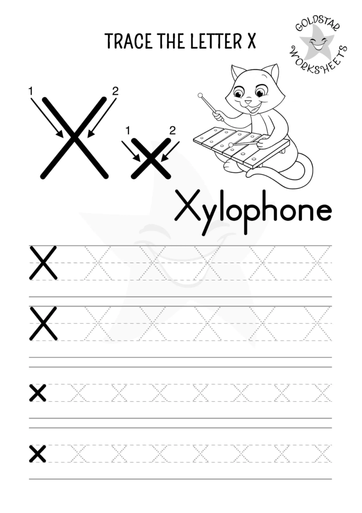 100 Free Uppercase Lowercase Letter Tracing Worksheets Aa Zz - Letter ...