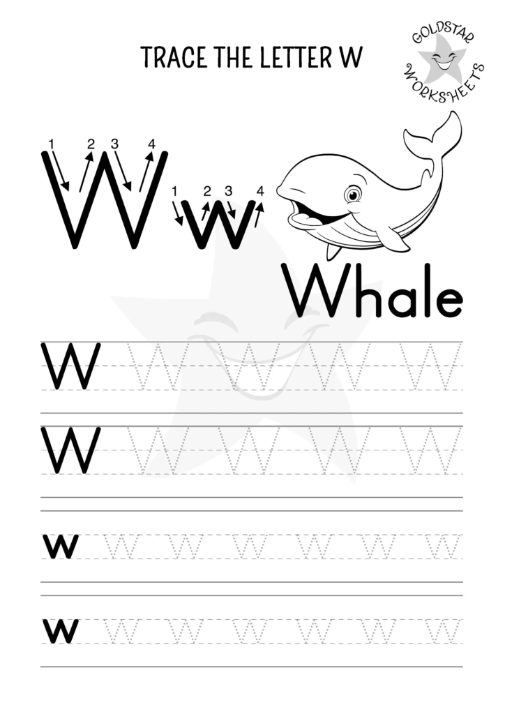 100 Free Uppercase Lowercase Letter Tracing Worksheets Aa Zz - Letter ...