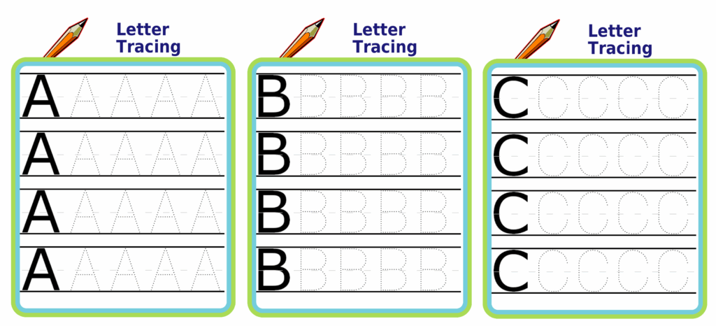 Letter Tracing 26 Upper And Lower Case Letters 10 Numbers The Trip Clip ...